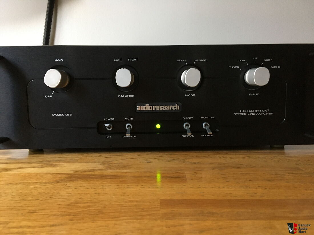 Audio Research LS3B preamp with balanced outputs For Sale - Canuck ...