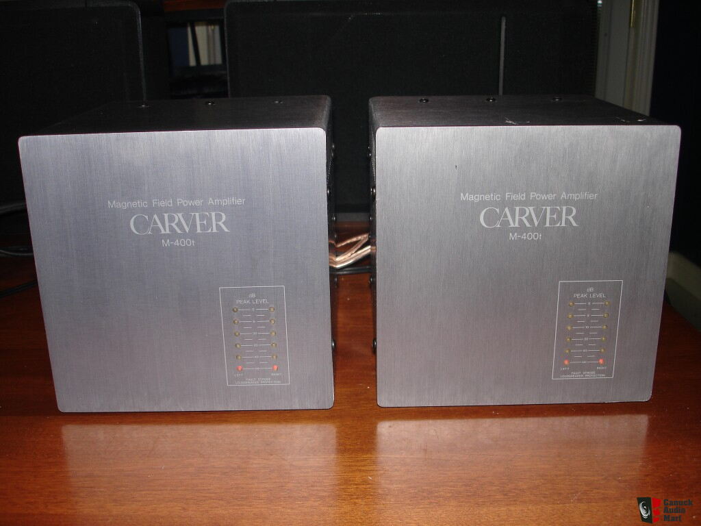 Two Carver M400t power amplifiers For Sale - Canuck Audio Mart