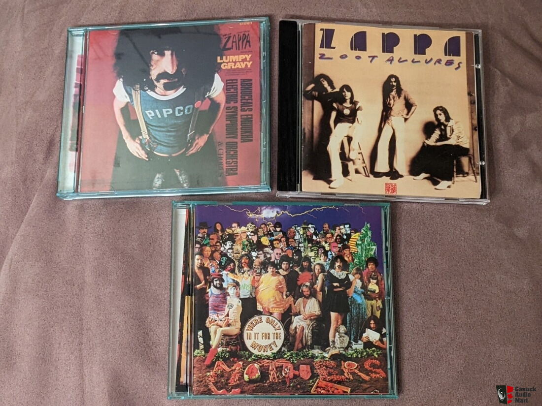 3 Frank Zappa CDs Photo #3918565 - Canuck Audio Mart