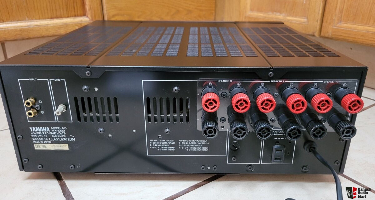 Yamaha MX-1000 Natural Sound Stereo Power Amplifier Photo #3920225 ...
