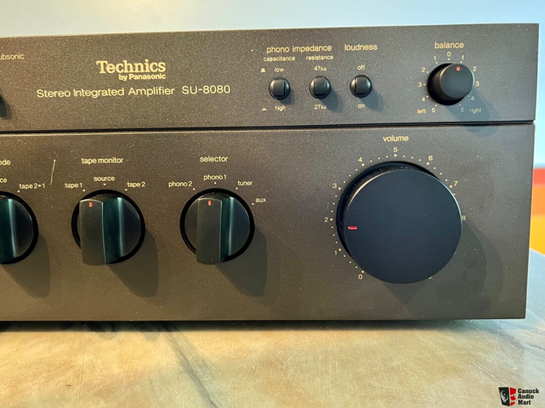Refurbished 1978 Technics SU-8080 Integrated Amplifier 30lbs Dual Power ...