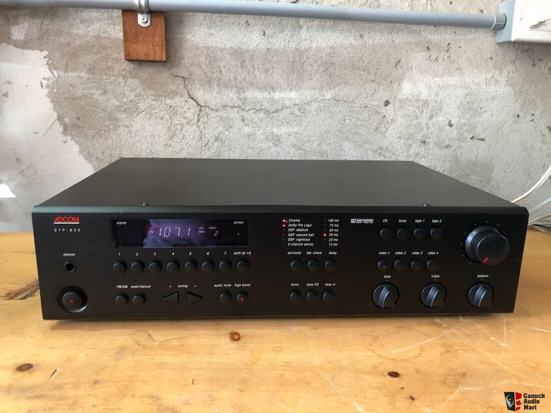 Adcom GTP600 pre/tuner w/remote Photo #3927365 - Canuck Audio Mart