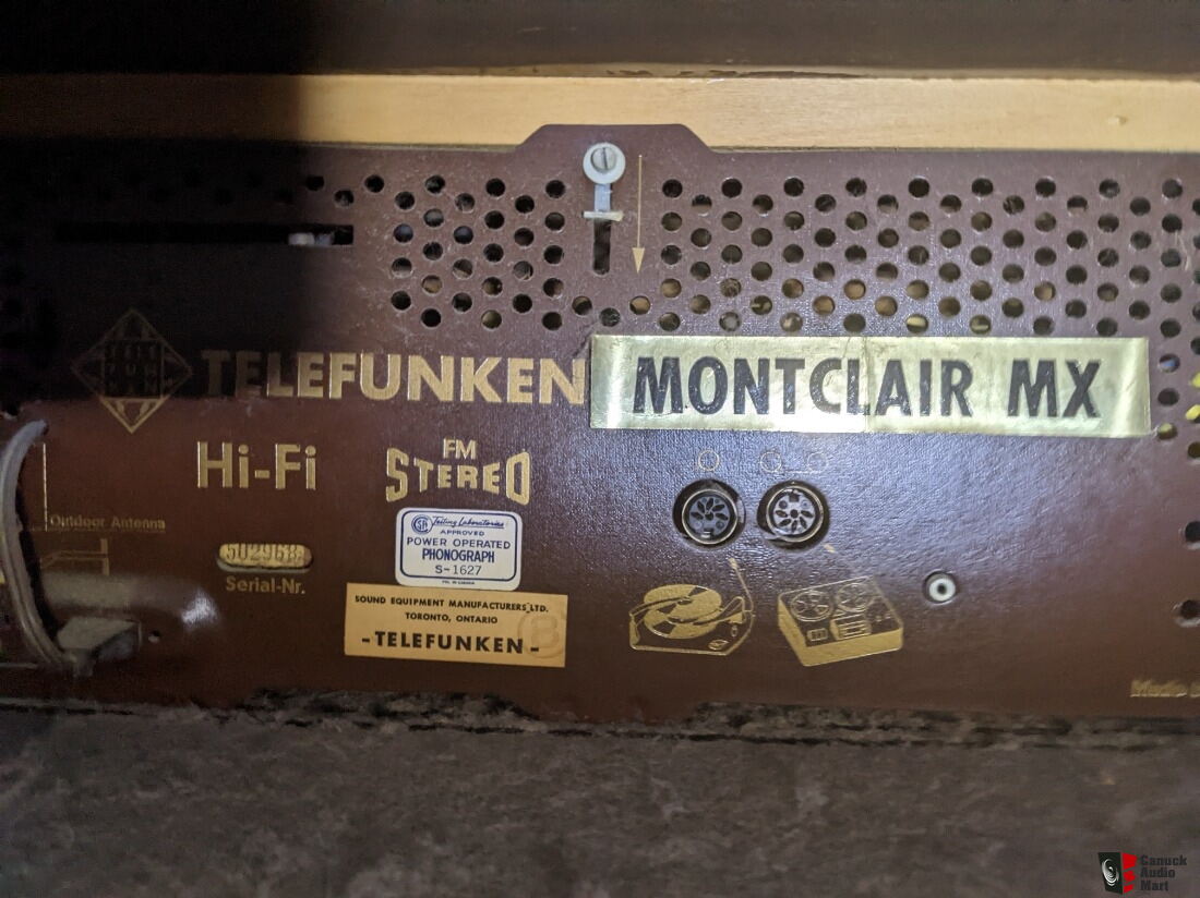 FREE FREE FREE Telefunken Console! Photo #3927776 - Canuck Audio Mart