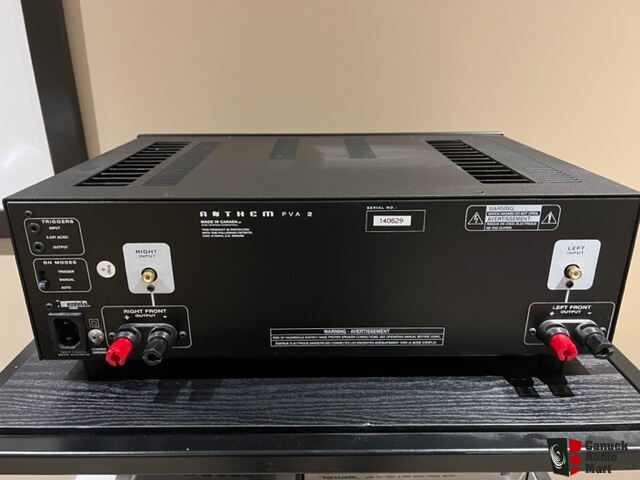 Anthem PVA 2 - 2 channel amp Photo #3928661 - Canuck Audio Mart