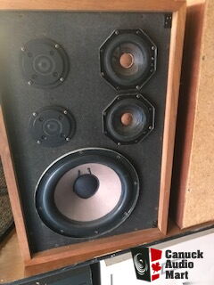Vintage Philips Three Way Loudspeakers Pair For Sale - Canuck Audio Mart