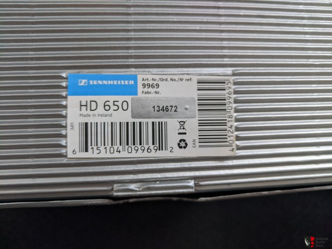 Reduced price: HD650 2003-2004, first batch in almost mint condition ...