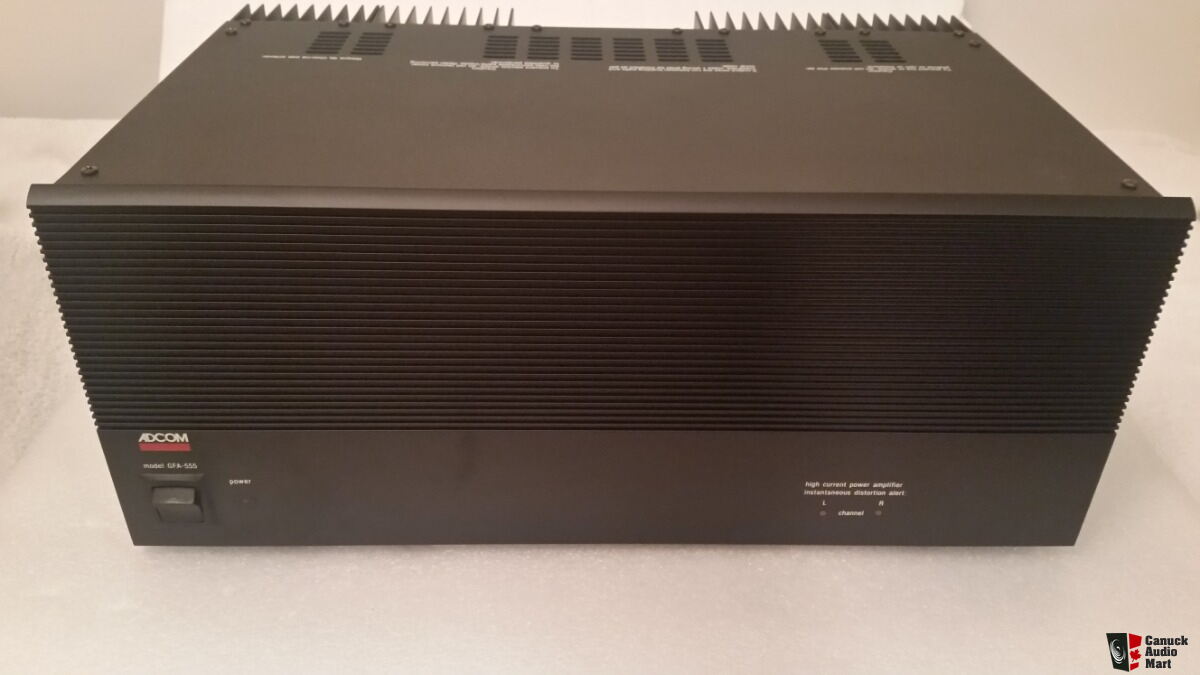 Adcom GTP-565 PreAmp and Adcom GFA-555 Combo Photo #3932962 - UK Audio Mart