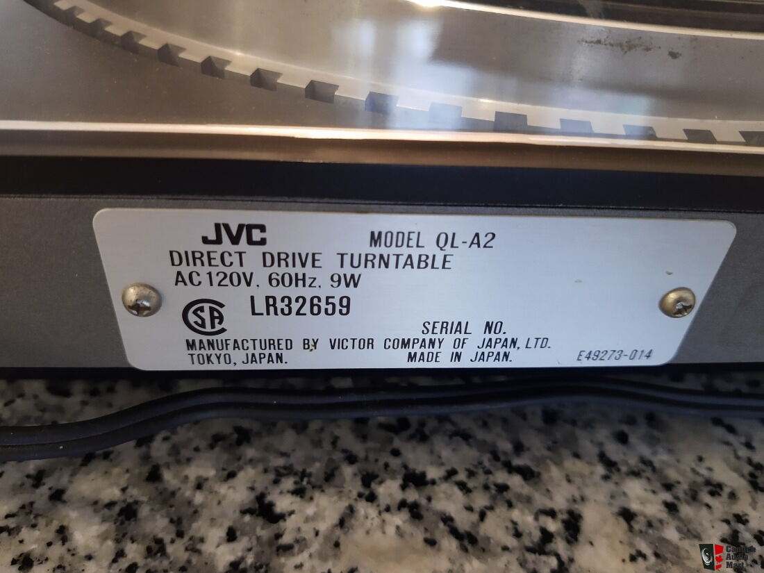 JVC Model QL-A2 Quartz Lock Auto-Return FG Servo System Direct Drive ...