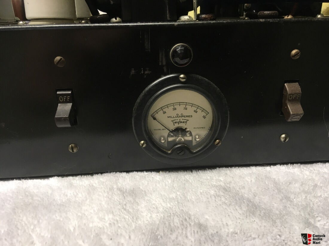 1930's Custom Jefferson PushPull Industrial Triode Power Amplifier with ...