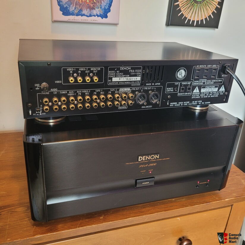 Denon PRA-1500 Pre-Amp w/Remote Photo #3939734 - US Audio Mart