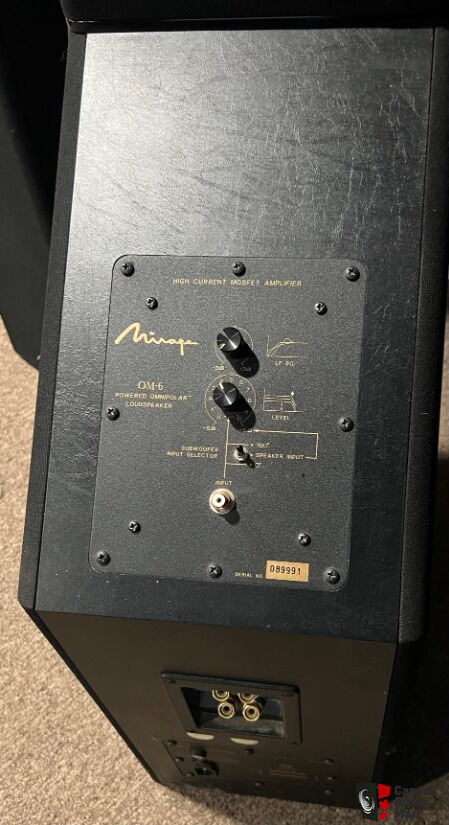 Mirage OM-6 Speakers with integrated powered subs *Sale pending to Kyle ...