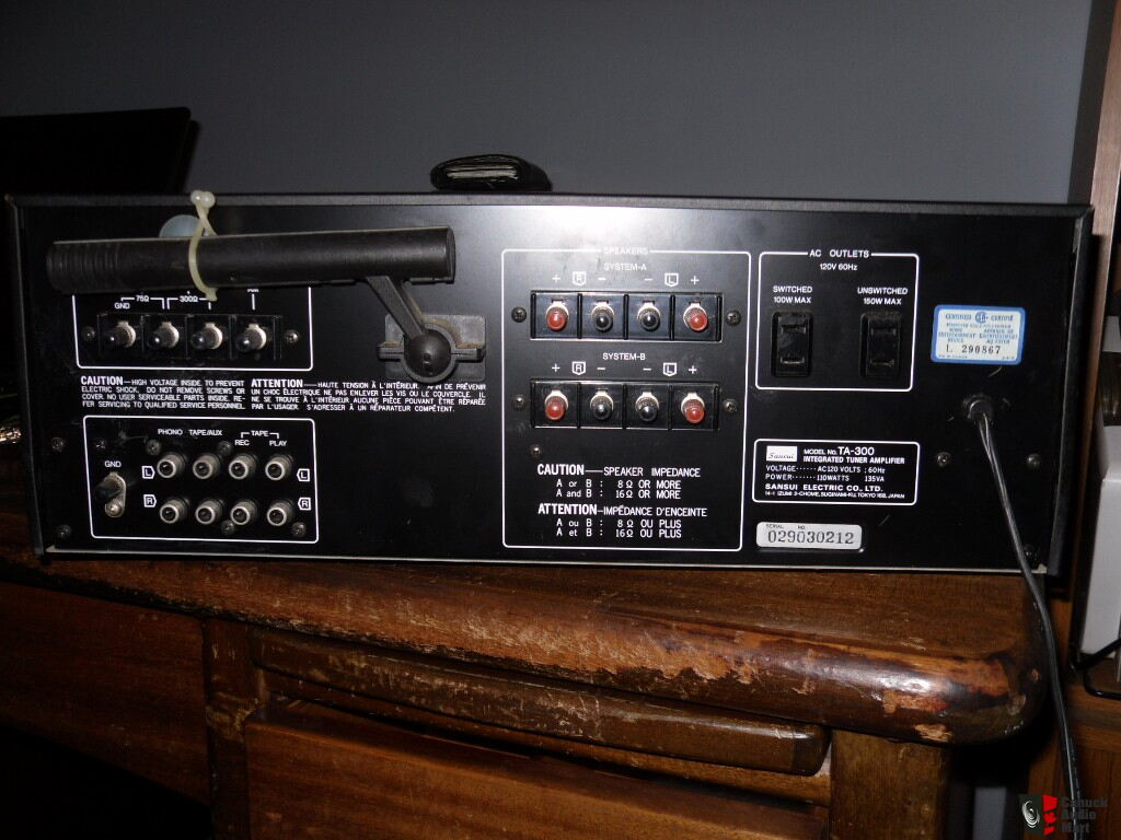 Vintage Sansui TA-300 Integrated tuner amplifier Photo #394022 - Canuck ...