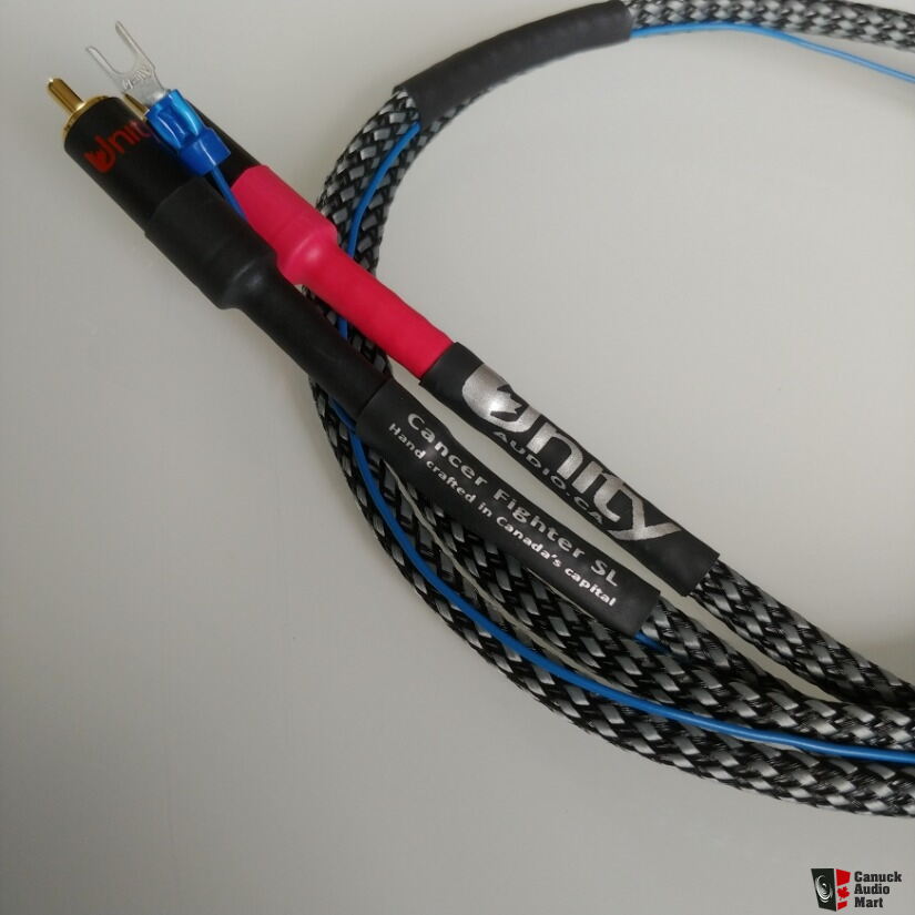 Unity Audio Cancer Fighter SL Phono Interconnect Cables, 3 foot pair ...