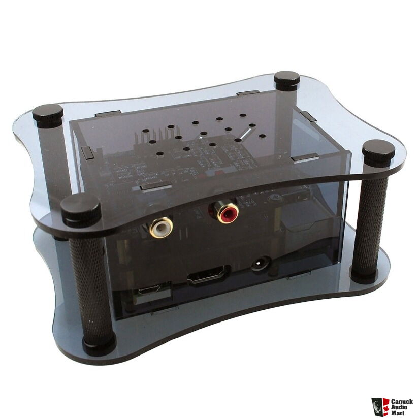 Allo Boss DAC I2S v1.2 and Acrylic Case for RPi 4B + Boss - Black Photo ...