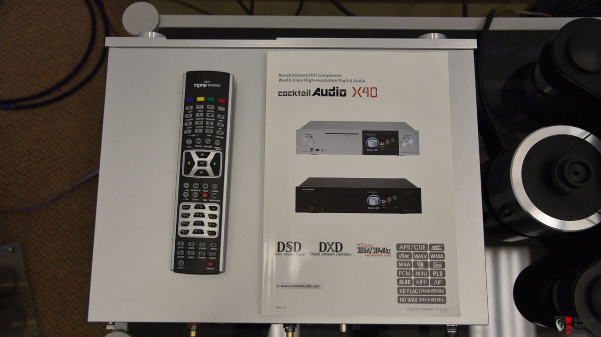 Cocktail Audio X40 Server, High Res digital, DSD DXD Streamer Phono ...