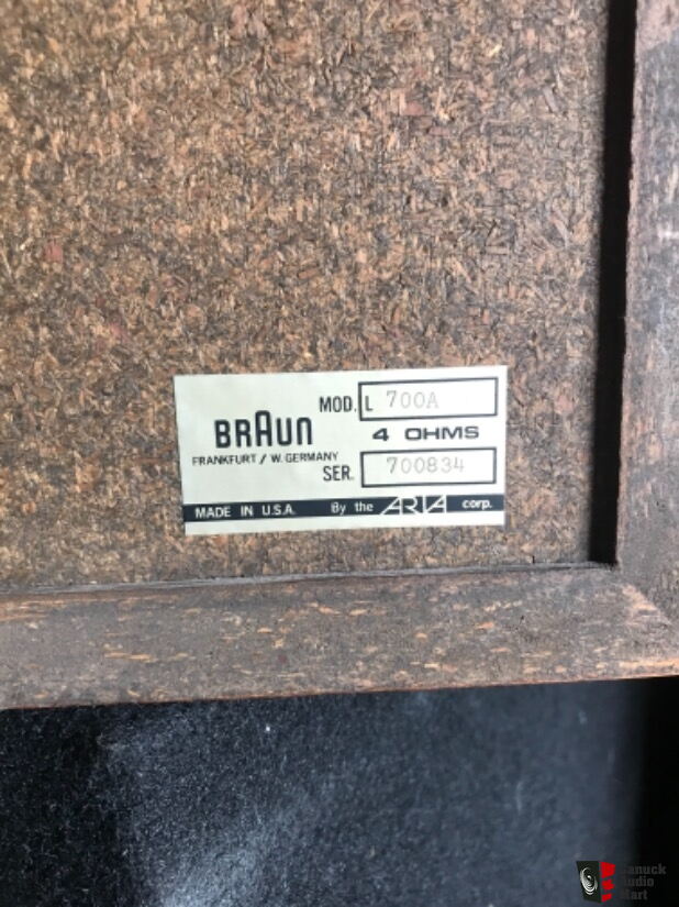 Braun L700a Photo #3944596 - Canuck Audio Mart
