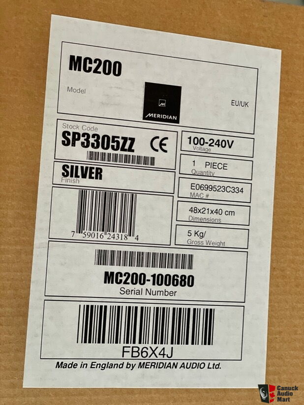 Meridian Sooloos Media Core 200 DAC Roon End Point with MQA Photo ...