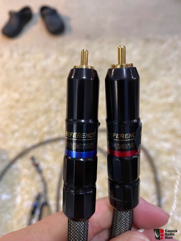Transparent reference rca cable For Sale - Canuck Audio Mart