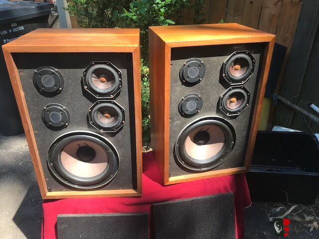 Vintage 1970's Philips Three way Five Driver Loudspeakers Photo ...