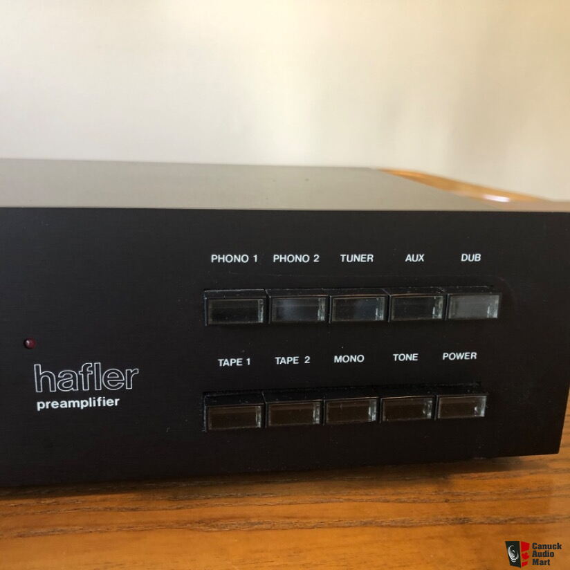 Hafler DH 500 Stereo Power Amp and Hafler DH 101 Stereo Preamp original ...