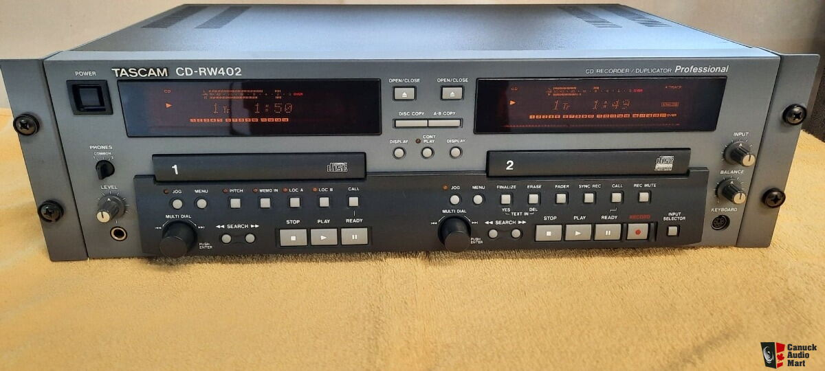 Tascam CD-RW402 Photo #3947969 - Canuck Audio Mart
