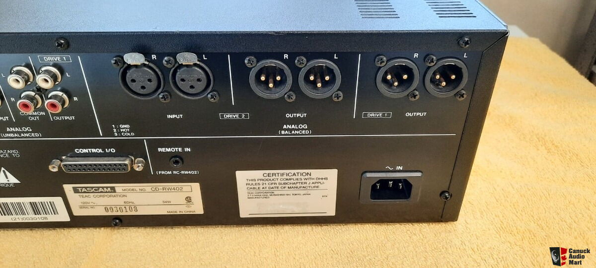 Tascam CD-RW402 Photo #3947962 - Canuck Audio Mart