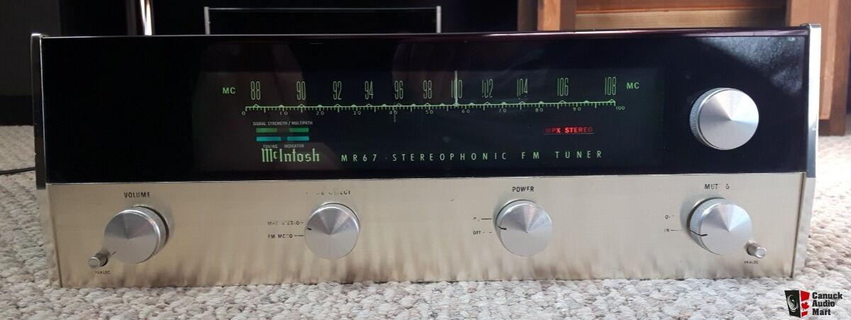 McIntosh MR-67 Tuner For Sale - Canuck Audio Mart