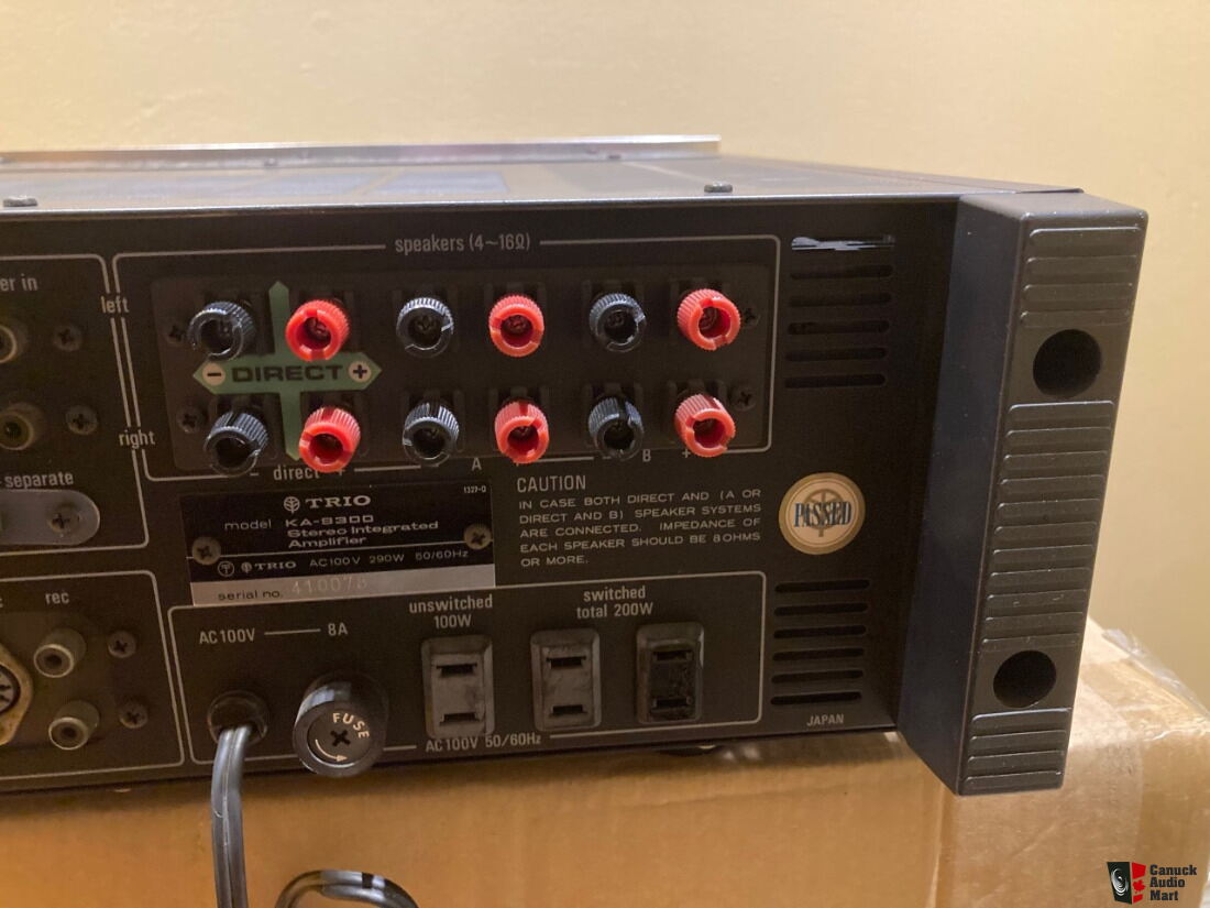 TRIO / Kenwood KA-9300 (Kenwood Supreme 600) top model amplifier in ...