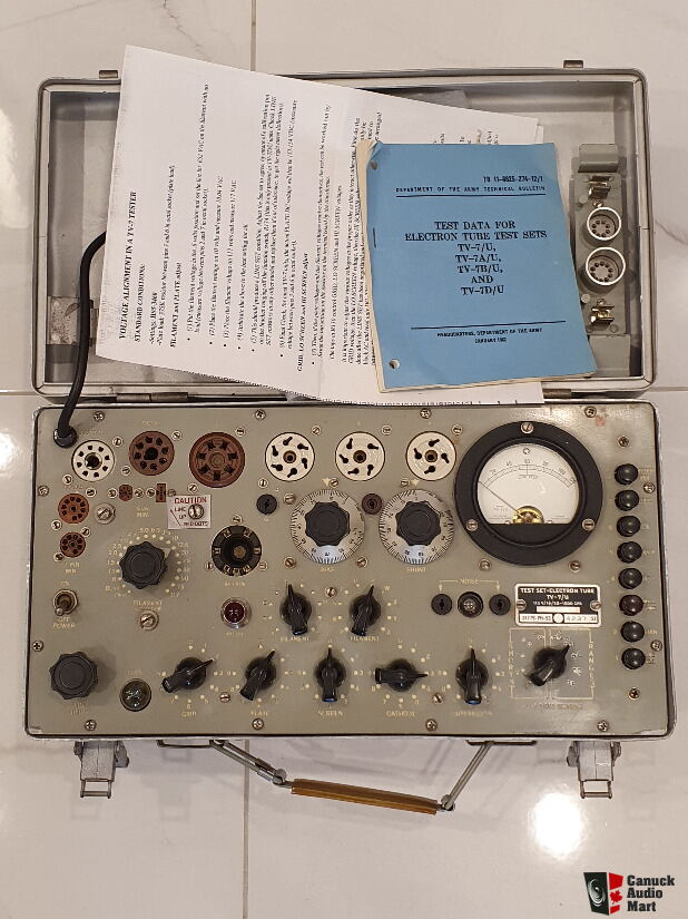 Hickok TV-7 Military Tube tester in working condition For Sale - Canuck ...