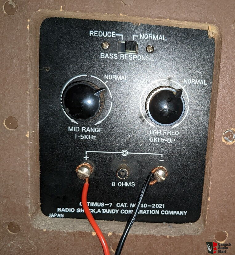 Radio Shack Optimus 7 Speakers. Top of the line for 1973! Photo ...