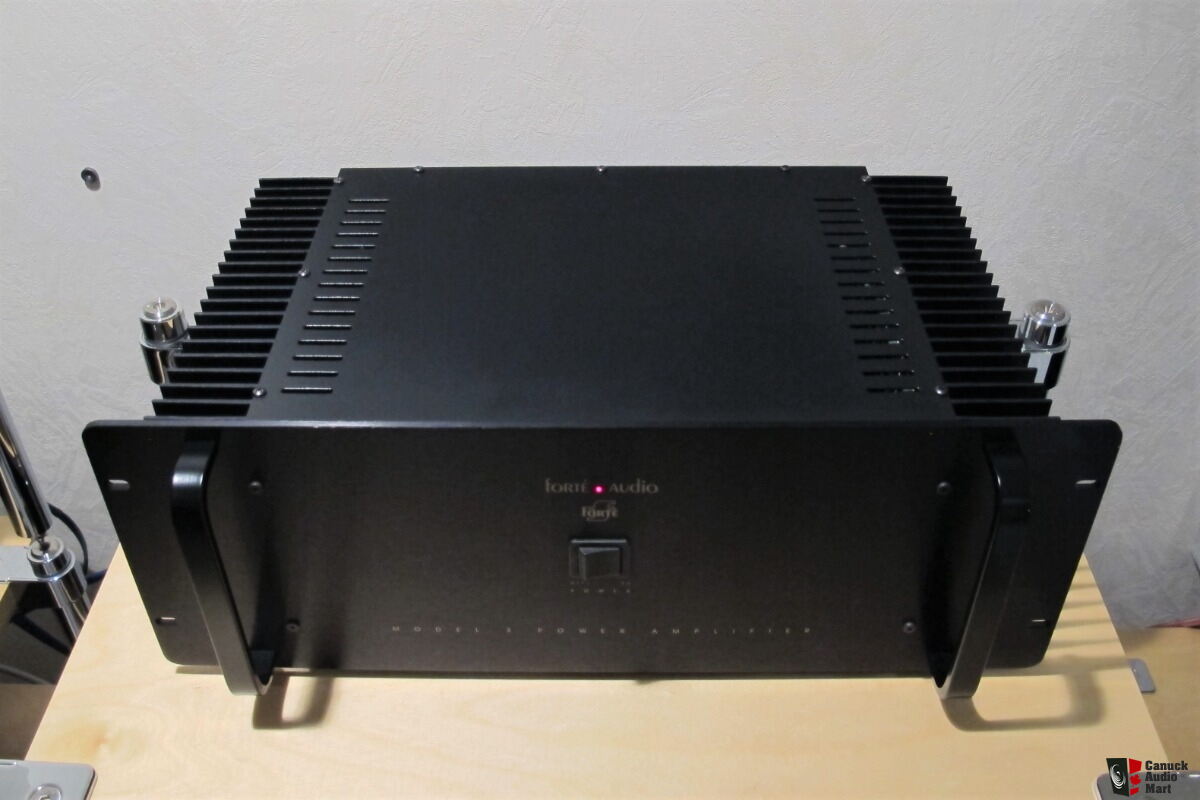 Forte Model 3 power amplifier - EXCELLENT !!! Photo #3965712 - US Audio ...