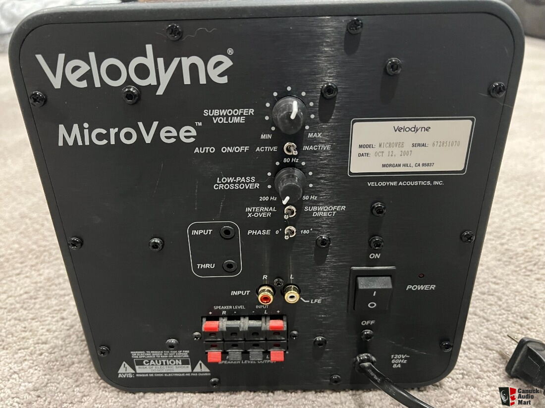 Velodyne MicroVee Subwoofer Photo #3967263 - Canuck Audio Mart