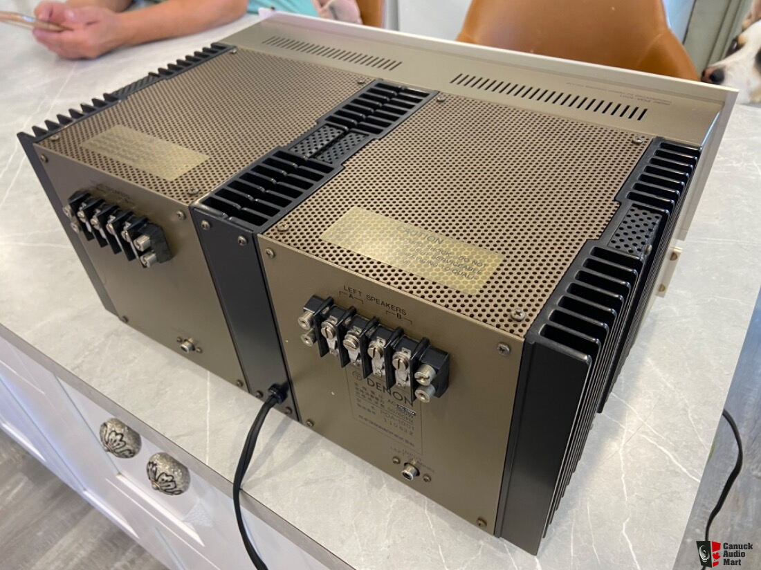 Denon poa-1001 DUAL MONO power amp nice non smoking house,, free canada ...