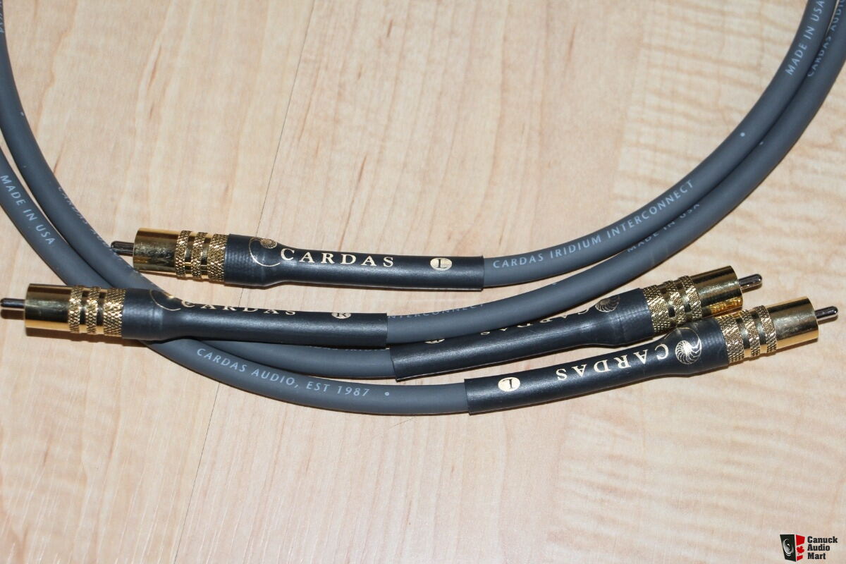 Cardas Iridium interconnect cables, 1 meter RCA Photo #3973586 - Canuck ...