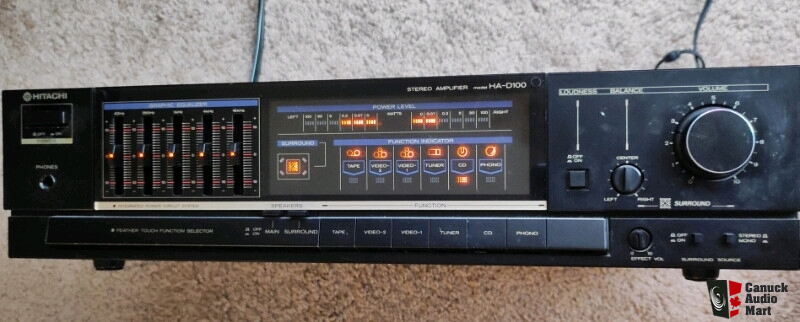 1987 Vintage Hitachi HA-D100 Amplifier As Is Photo #3976555 - US Audio Mart