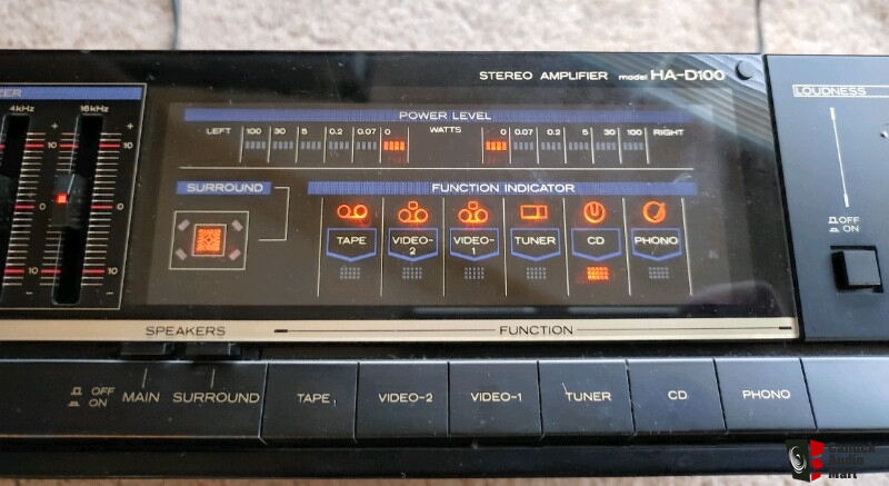 1987 Vintage Hitachi HA-D100 Amplifier As Is Photo #3976556 - US Audio Mart