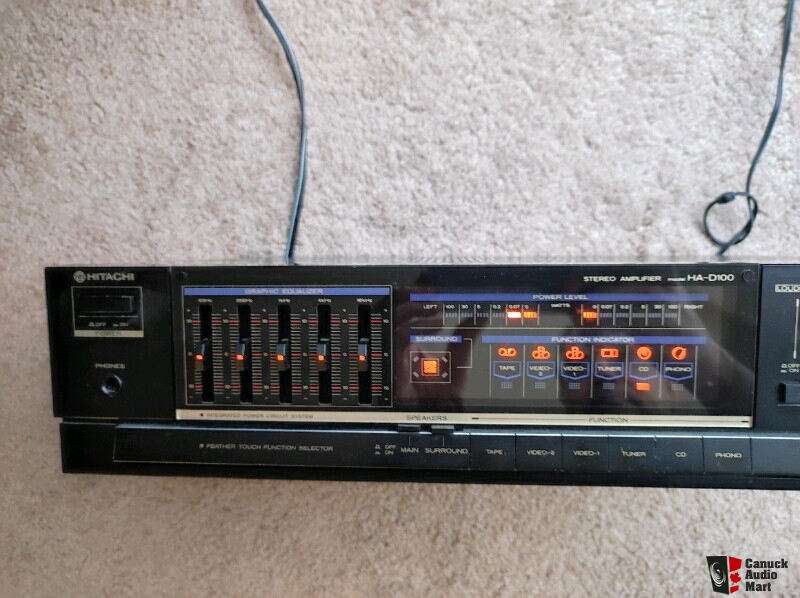 1987 Vintage Hitachi HA-D100 Amplifier As Is Photo #3976557 - US Audio Mart