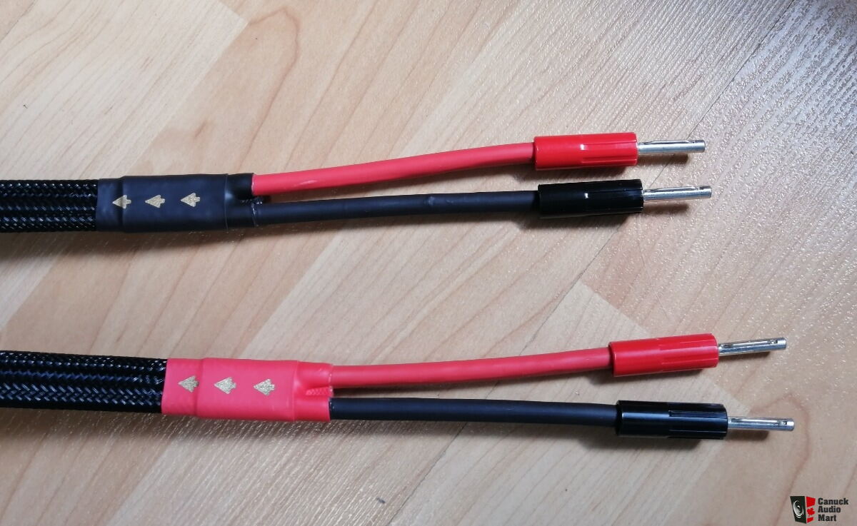2 pairs of Naim Audio A5 speaker cables with all banana ( 10ft and 3ft ...