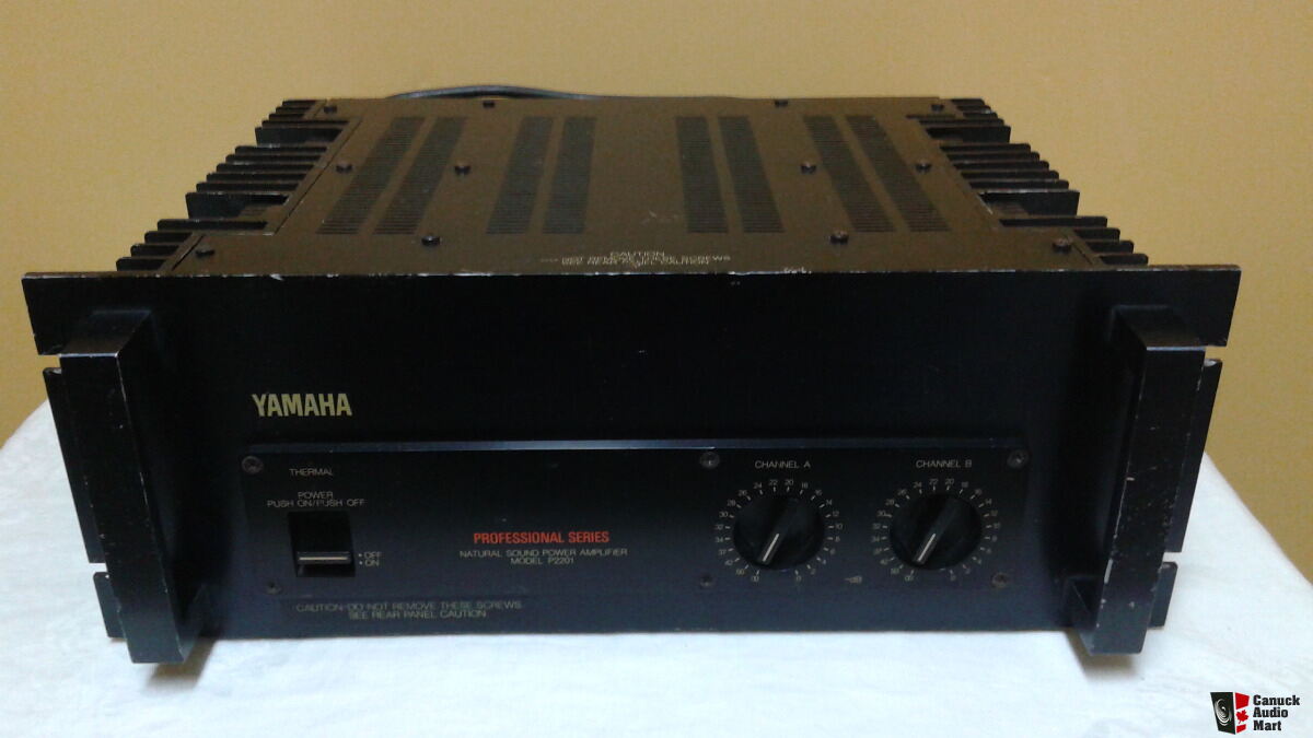 Yamaha P2201 Natural Sound Power Amplifier 200 watts per Channel For ...