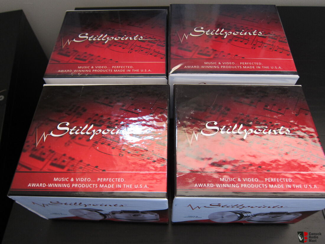 4 x Stillpoint Ultra 6 V2 with ultra bases (retail $5600) Dealer Ad ...