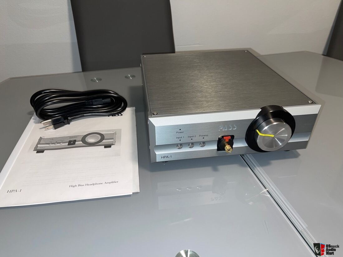 Pass Labs HPA-1 Headphone Amplifier and Pre-amp Photo #3984122 - Canuck ...