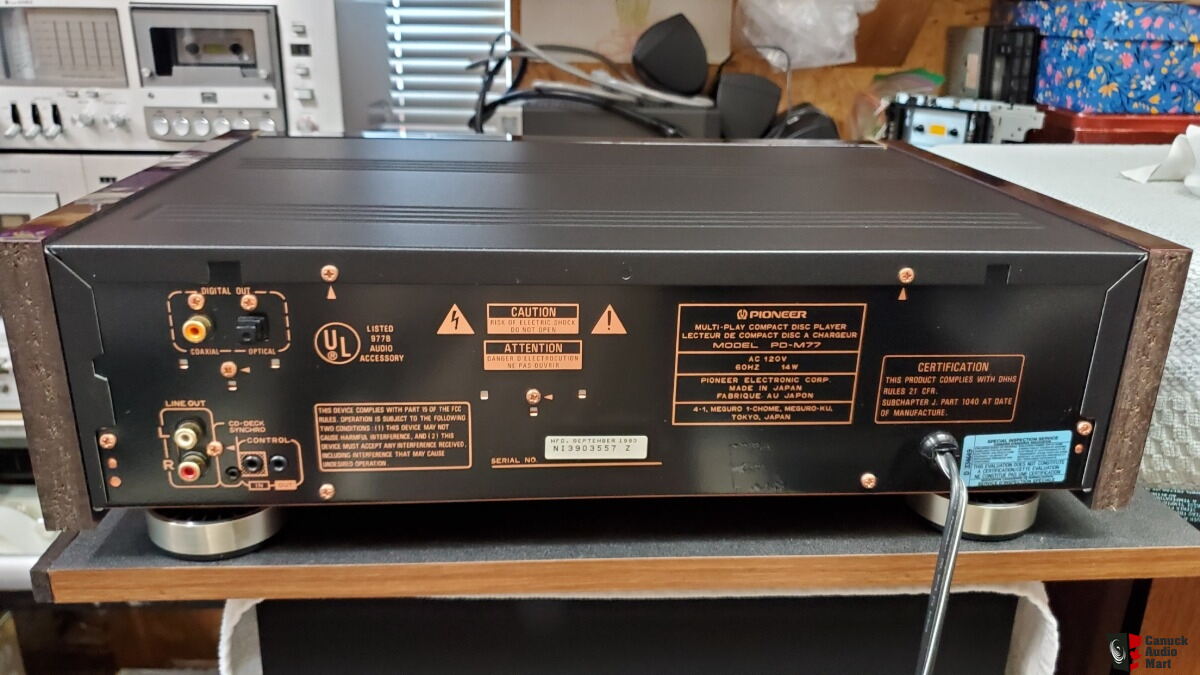 Rare Pioneer Elite PD-M77 CD Player Photo #3983968 - Canuck Audio Mart