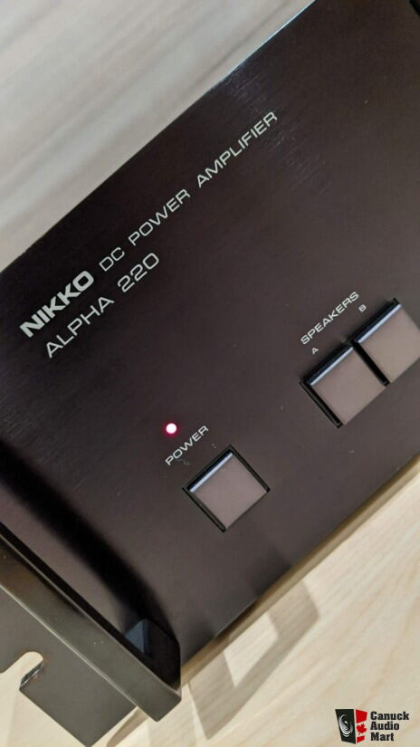Nikko Alpha 220 Power Amplifier / Fully restored / Re-Capped / Fully ...