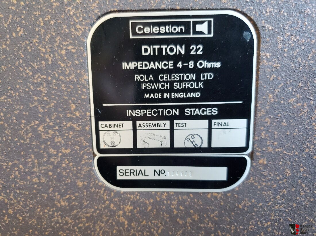 Celestion Ditton 22 3-way speakers Photo #3984655 - UK Audio Mart