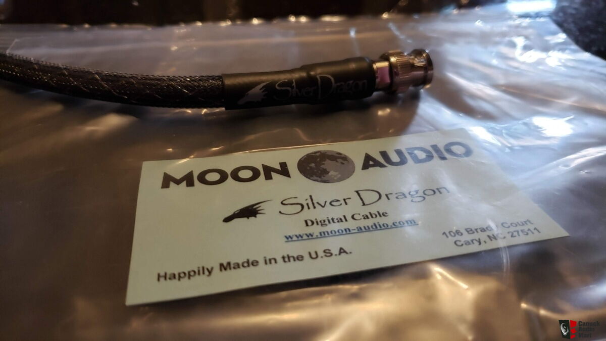 Moon Audio Silver Dragon BNC - 1.5ft (0.45m) - digital cable Photo ...