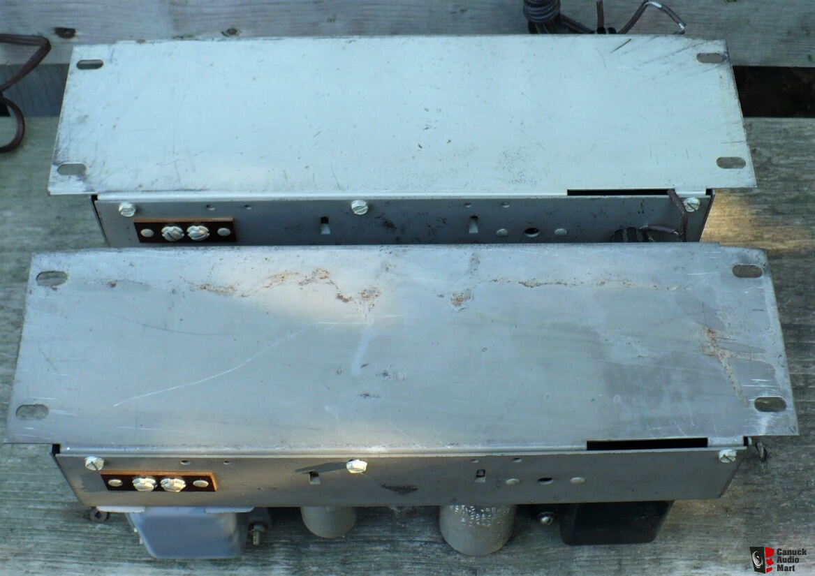 Ampex 6973 Mono Block Amplifiers With Matching Stereo Preamplifier And ...