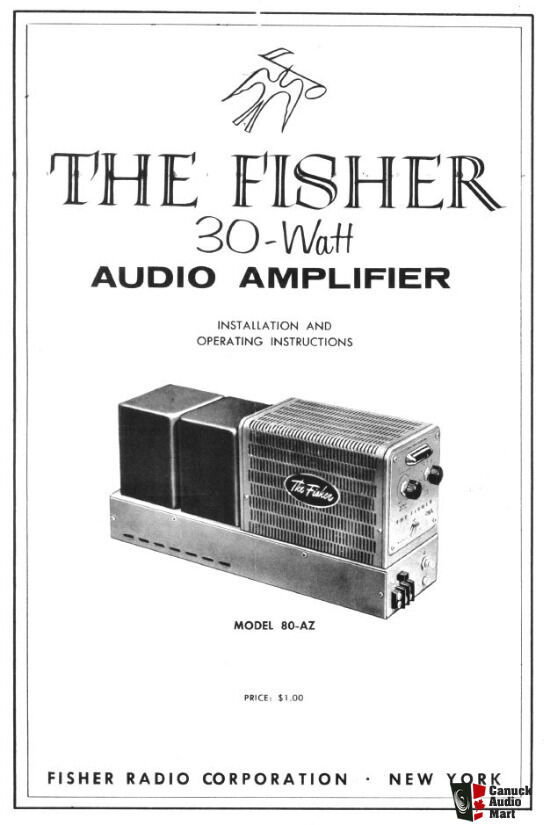 Fisher 80-AZ Tube Power Amplifier Photo #3988756 - UK Audio Mart