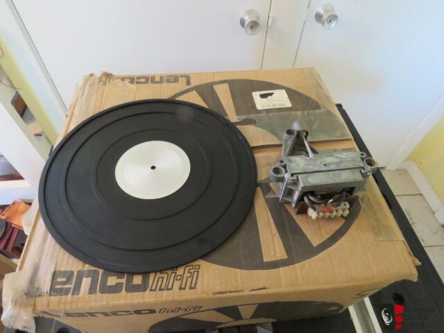 NOS Lenco L75-16S (S-shaped tonearm) Motor Unit in the box (used motor ...