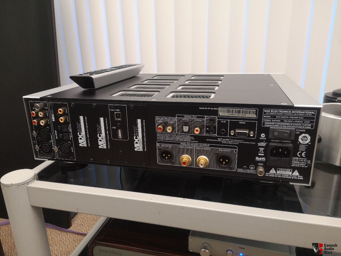 NAD Masters Series M12 Digital Preamp/DAC. Excellent! Photo #3994722 ...
