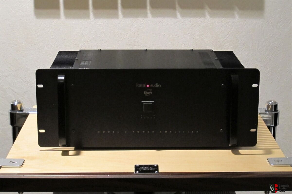Forte Model 3 power amplifier - EXCELLENT !!! Photo #3997773 - US Audio ...